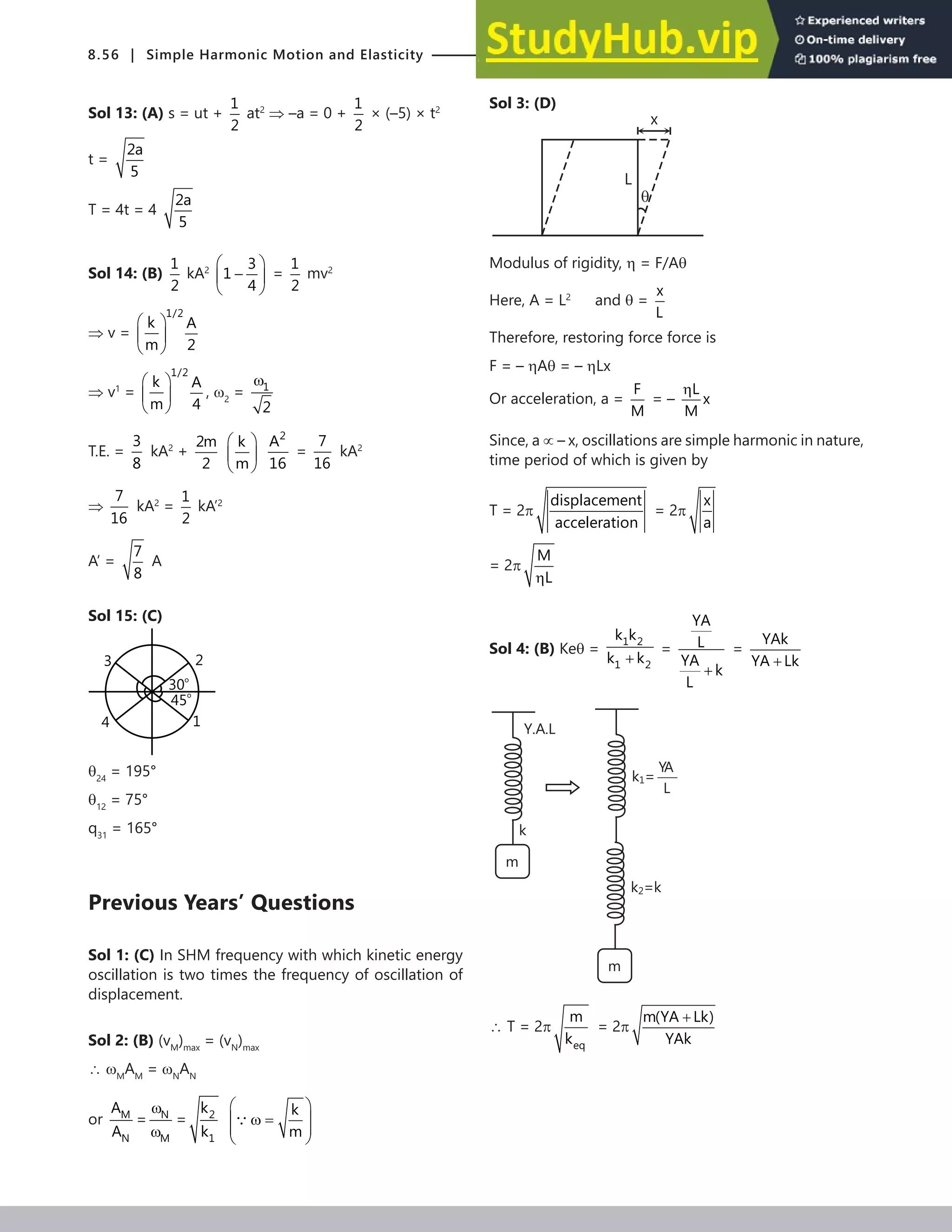 7. Springs In Series And Parallel K 1 K | PDF