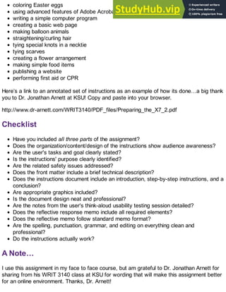 7. Writing Instructions | PDF