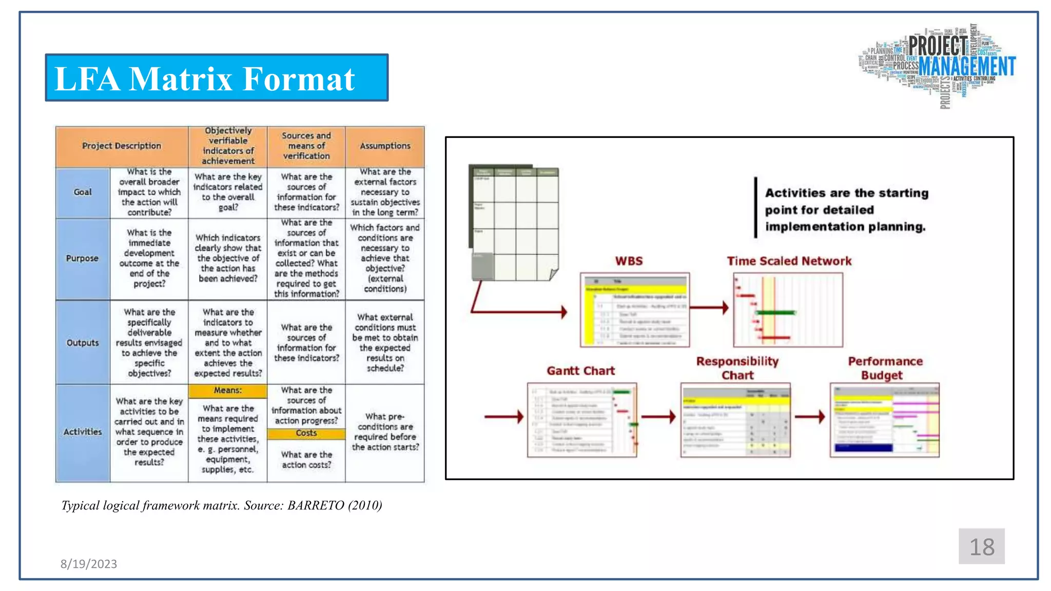 Logical Framework Approach In Project Planningpptx Computer Software And Applications Computing