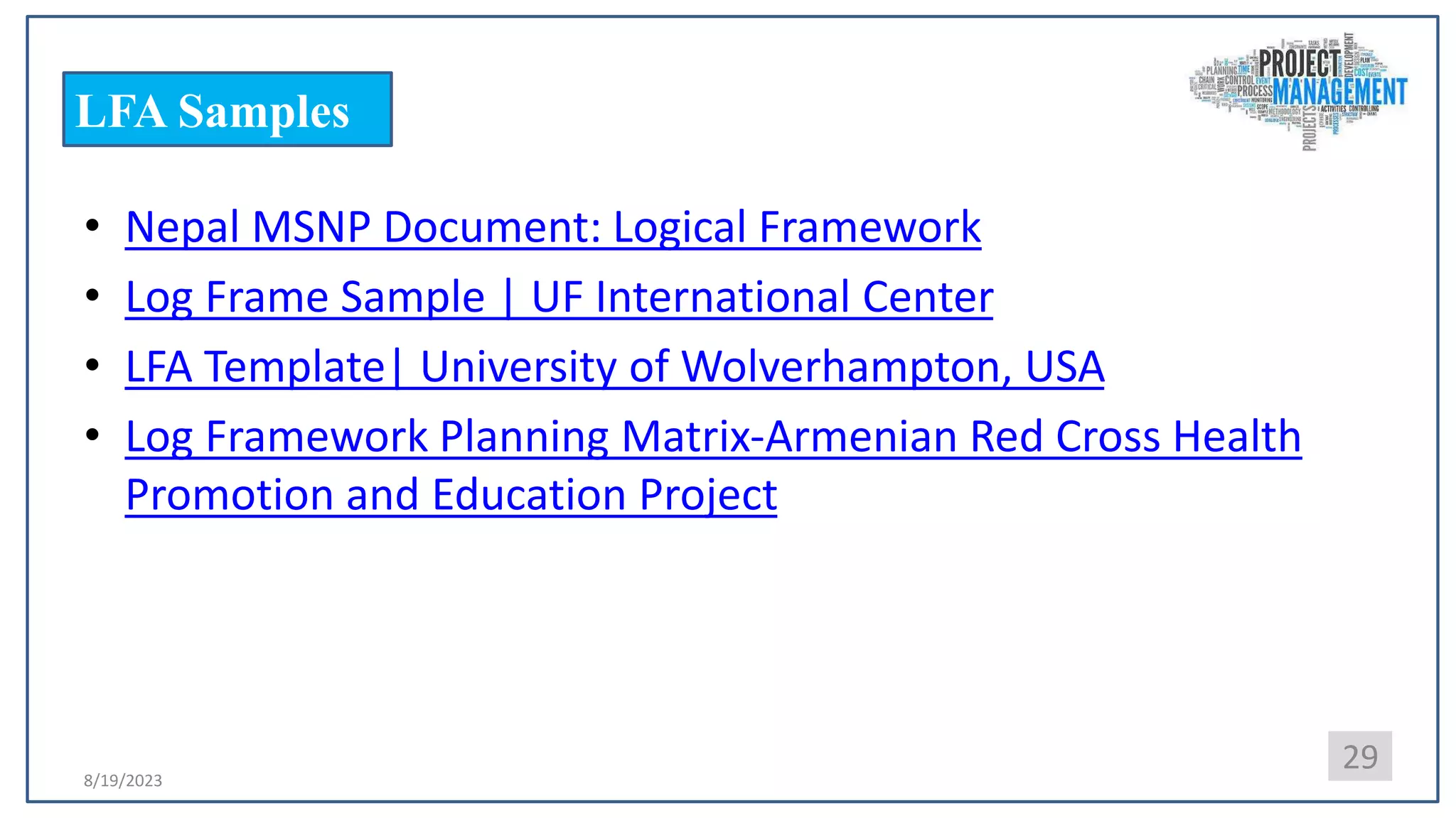 Logical Framework Approach in Project planning.pptx