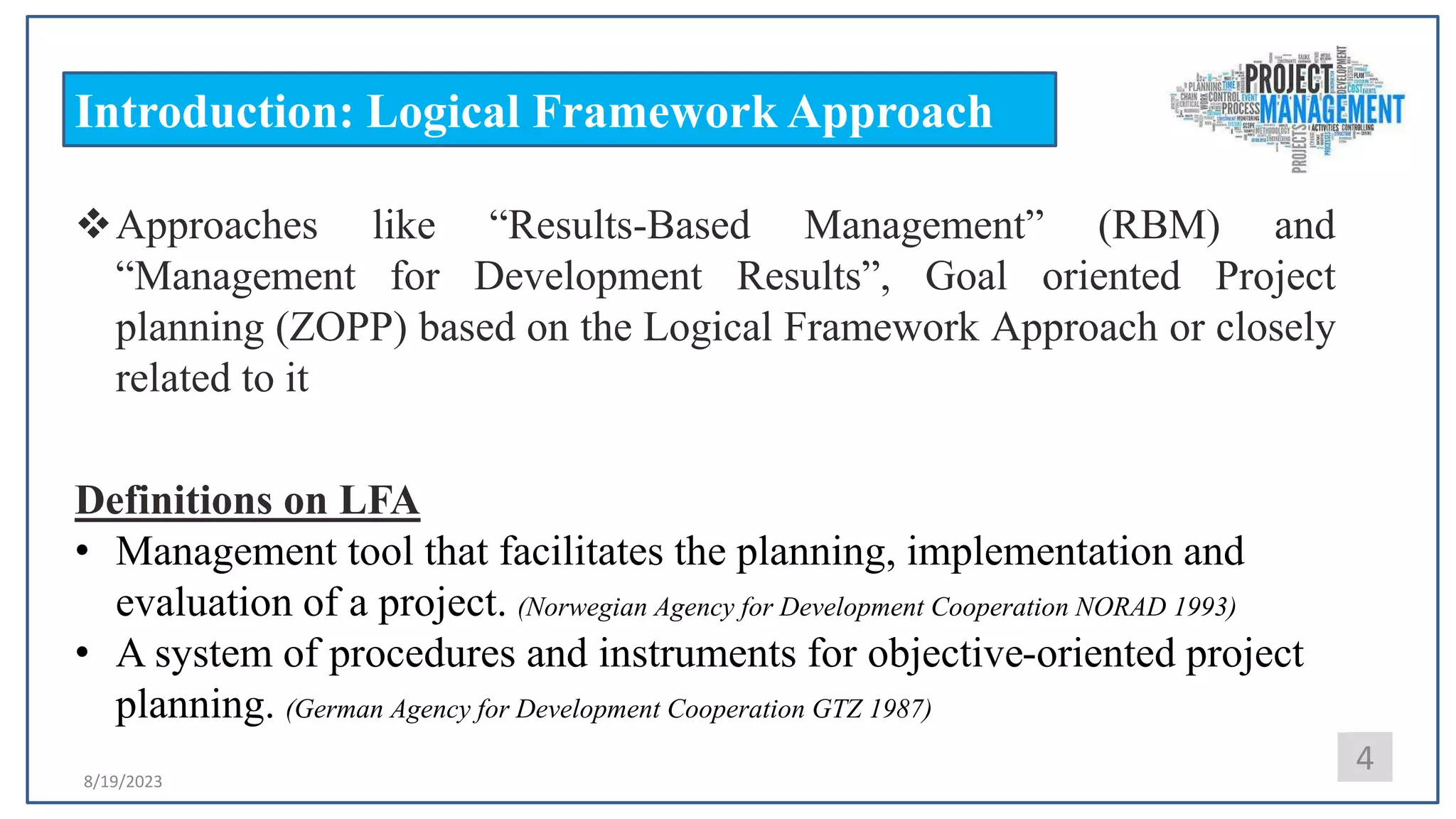 Logical Framework Approach in Project planning.pptx
