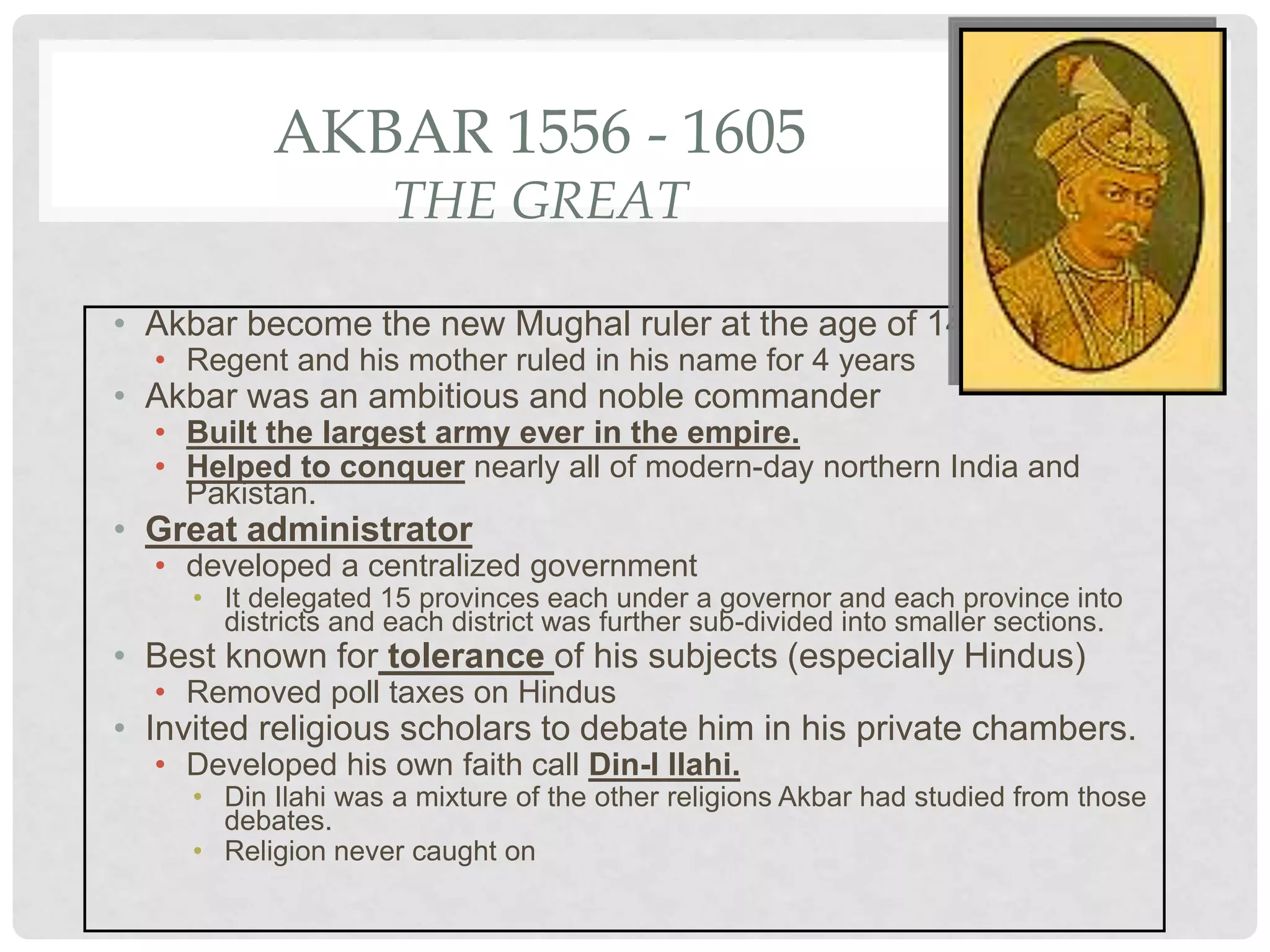 7.1 Mughal Empire.pptx | Islam | Religion & Spirituality