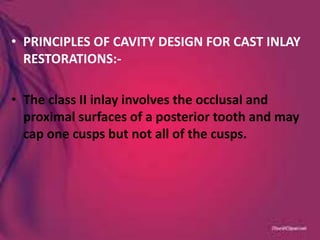 7.CLASS II INLAY CAVITY PREPARATION.pptx