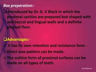 7.CLASS II INLAY CAVITY PREPARATION.pptx