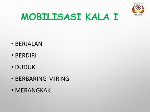Posisi dan Mobilisasi Melahirkan | PPTX