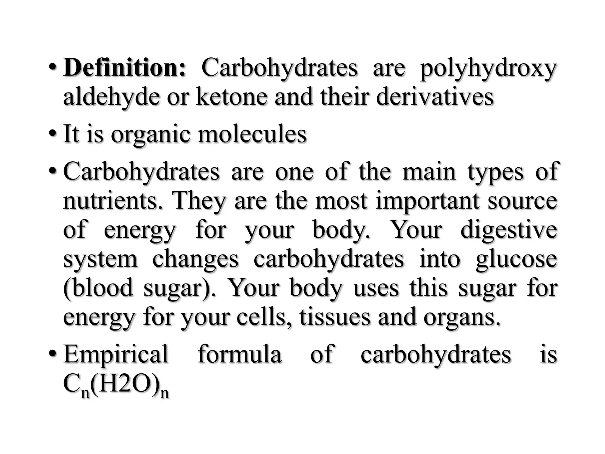 7. Composition and metabolism of carbohydrates (Biochemistry) | PPTX