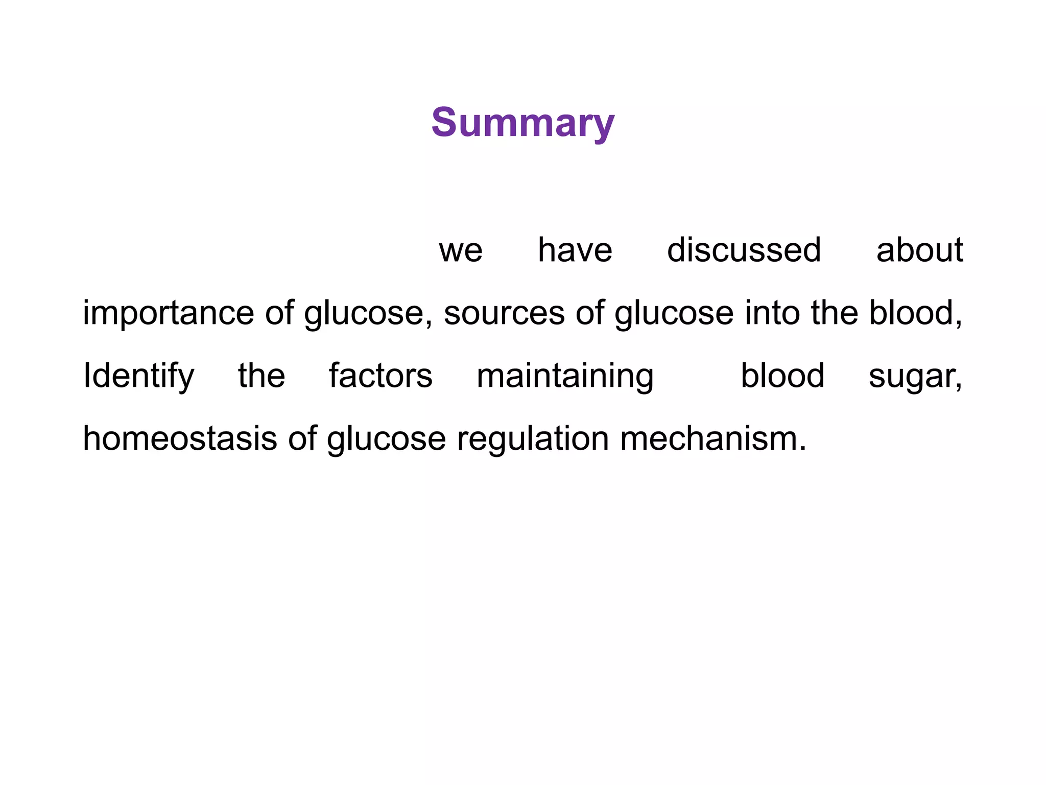 Regulation of blood Glucose Part-I.pptx