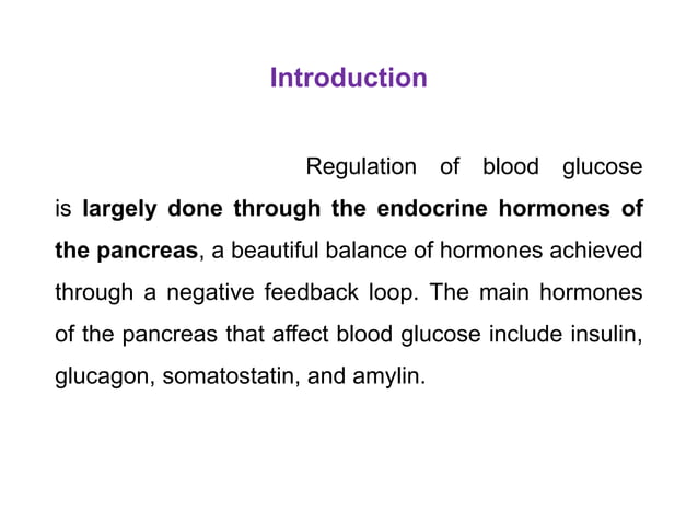 Regulation of blood Glucose Part-I.pptx