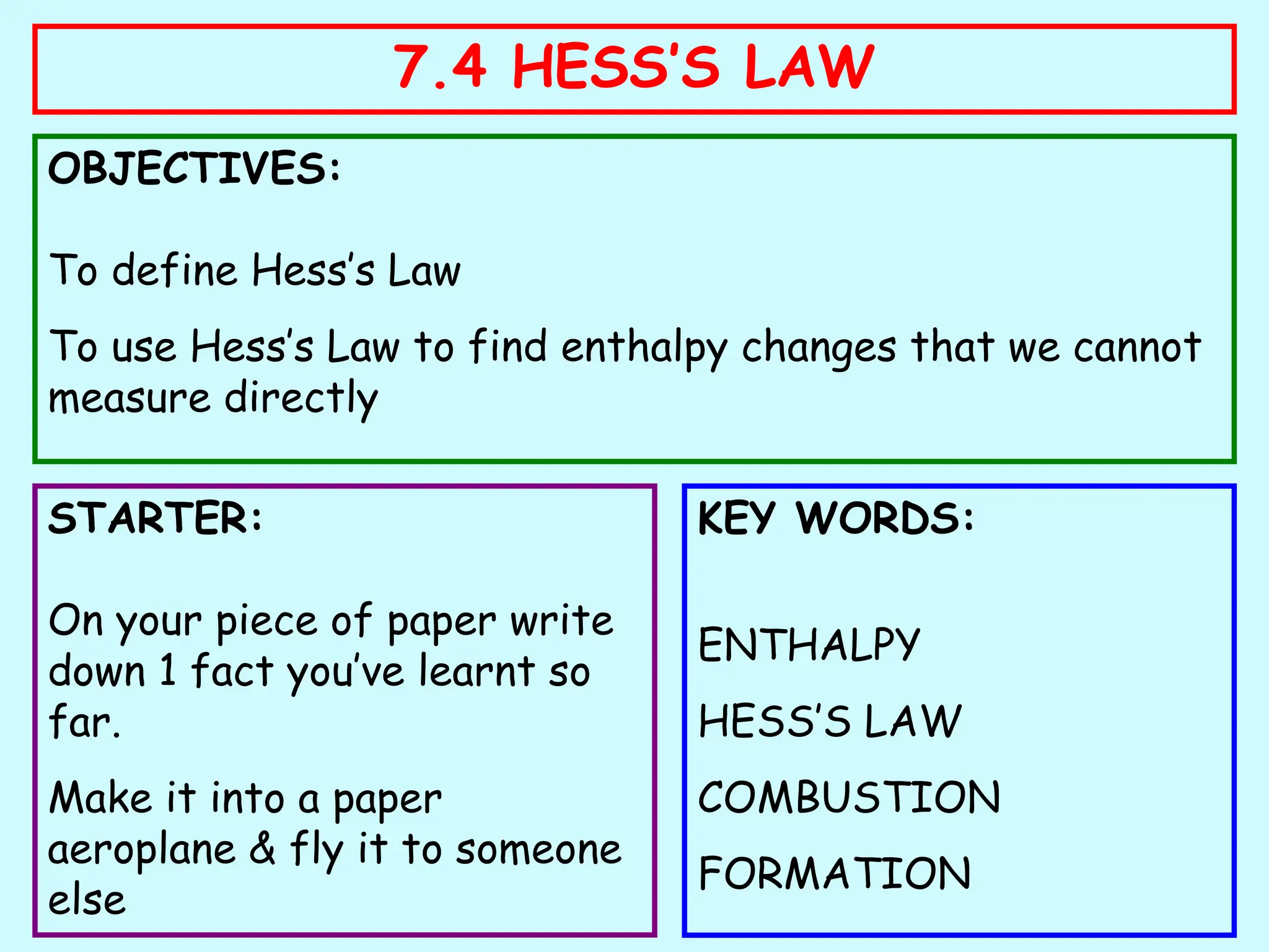 7.4 Hess's Law - TE.ppt