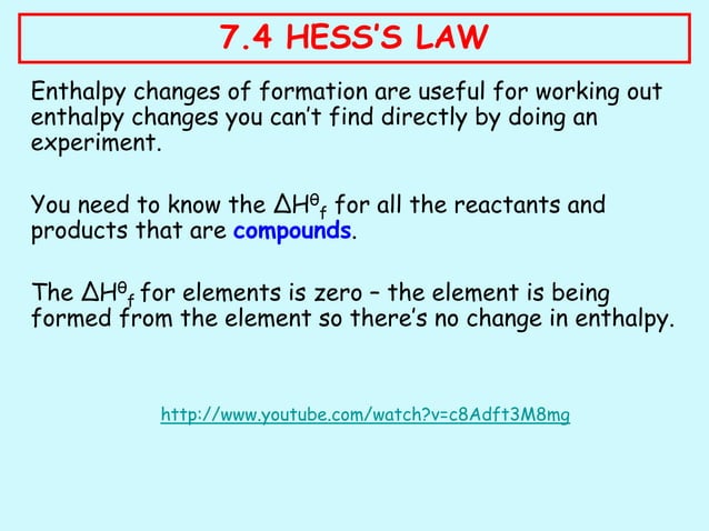 7.4 Hess's Law - TE.ppt