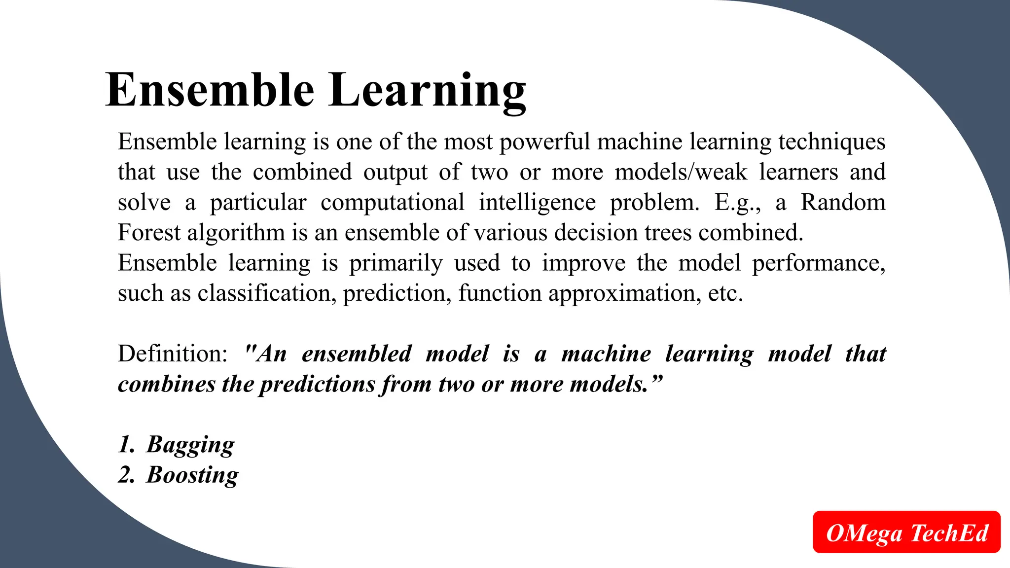 Ensemble learning | PPTX