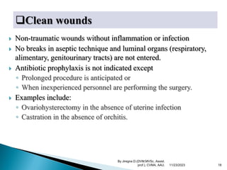 Wounds types,complication,as well as its management | PPT