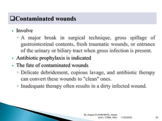 Wounds types,complication,as well as its management | PDF