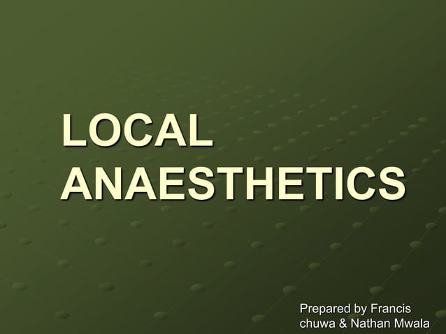 7.LOCAL ANAESTHESIA BEST PPT.ppt