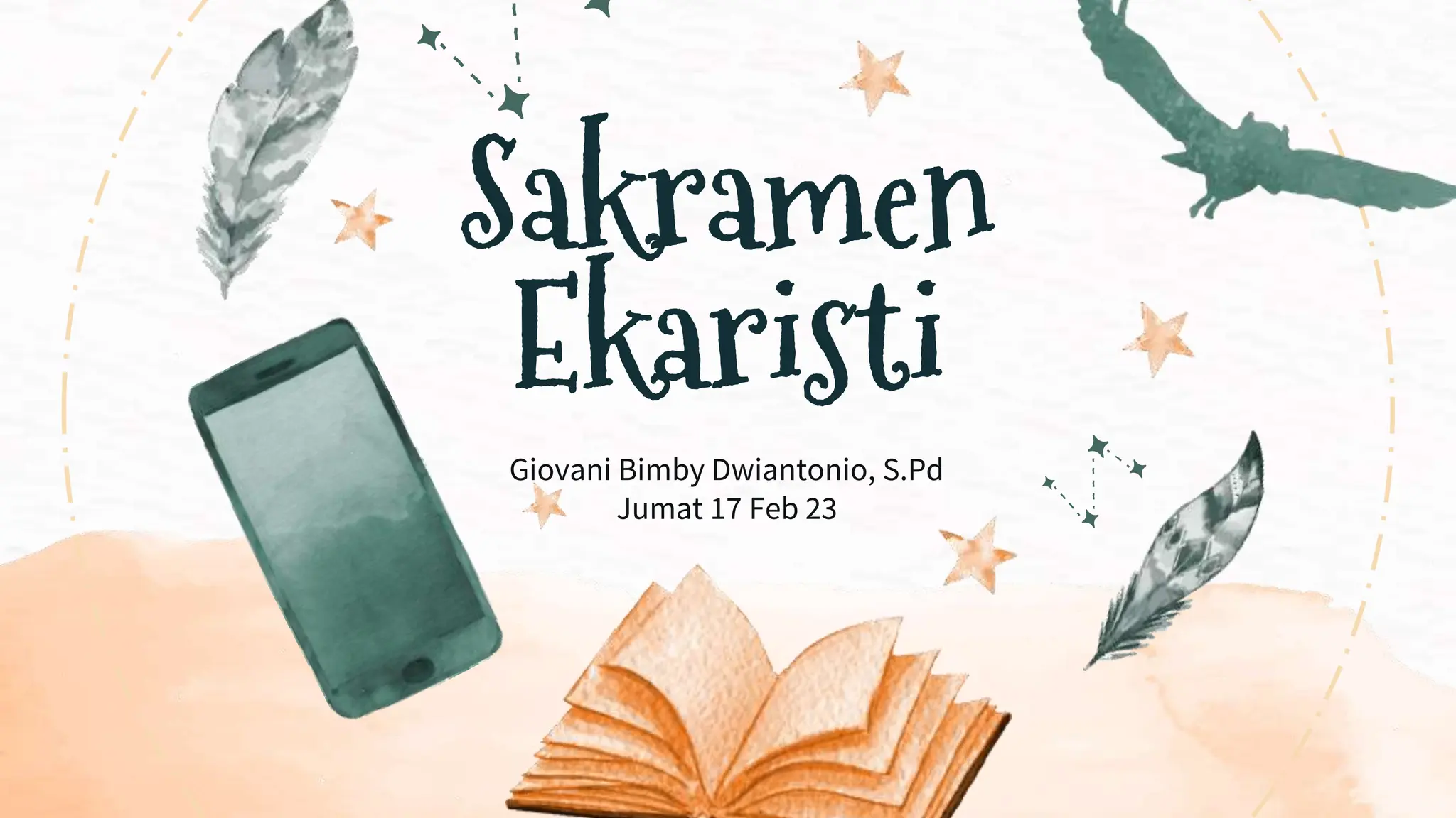 Materi Pembelajaran Sakramen Ekaristi [Kelas 8] | PPTX