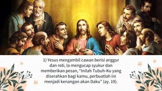 Materi Pembelajaran Sakramen Ekaristi [Kelas 8] | PPTX