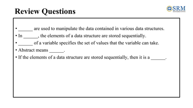 Data Structure And Algorithms Operations Ppt