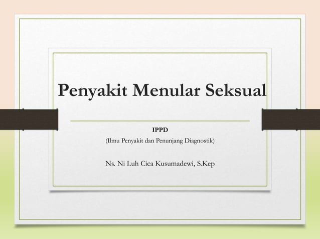 Penyakit menular seksual Klamidia.....pptx