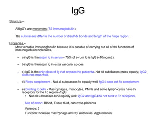 Immunoglobulins types | PPT