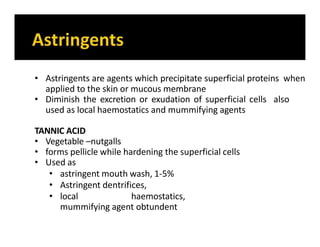 7. Obtundents, Astrigents.pptx