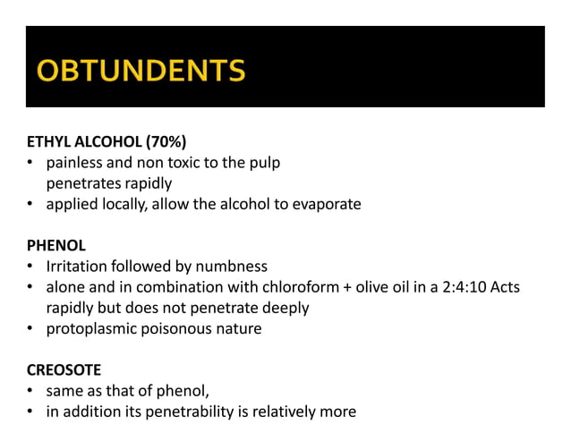 7. Obtundents, Astrigents.pptx | Dental Health | Diseases and Conditions