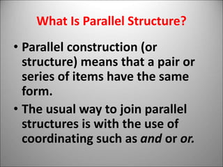 7. Parallel Structure Bostrom School-Wide.ppt