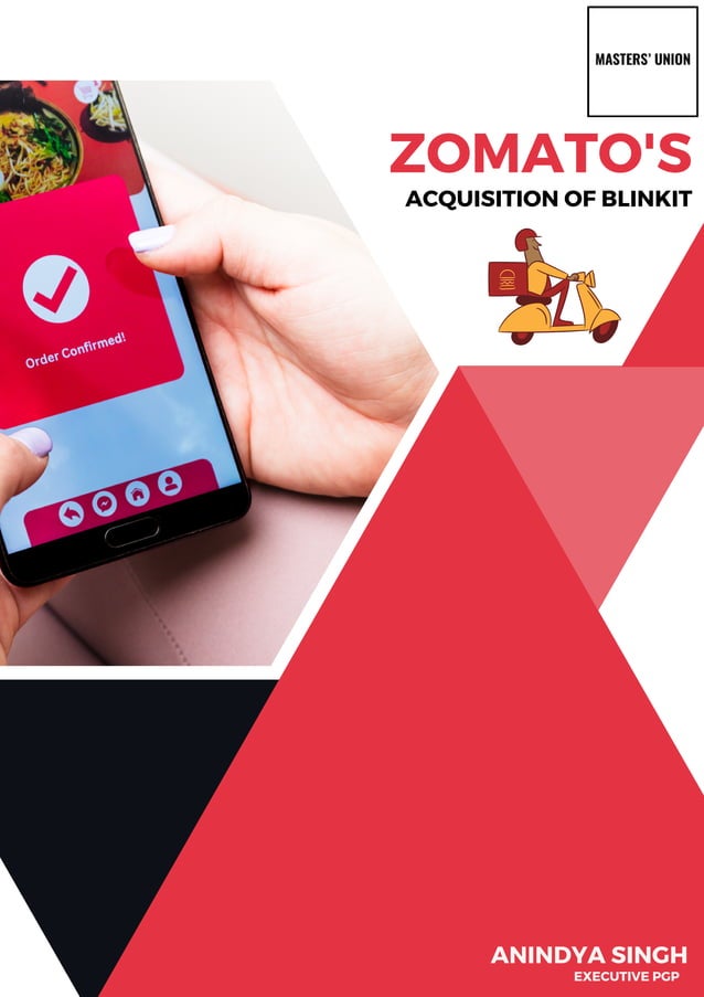 Zomato's Acquisition of Blinkit | Analysis and Recommendations | PDF ...