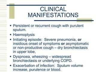 7.2 Bronchiectasis pulmonology for medicine .ppt