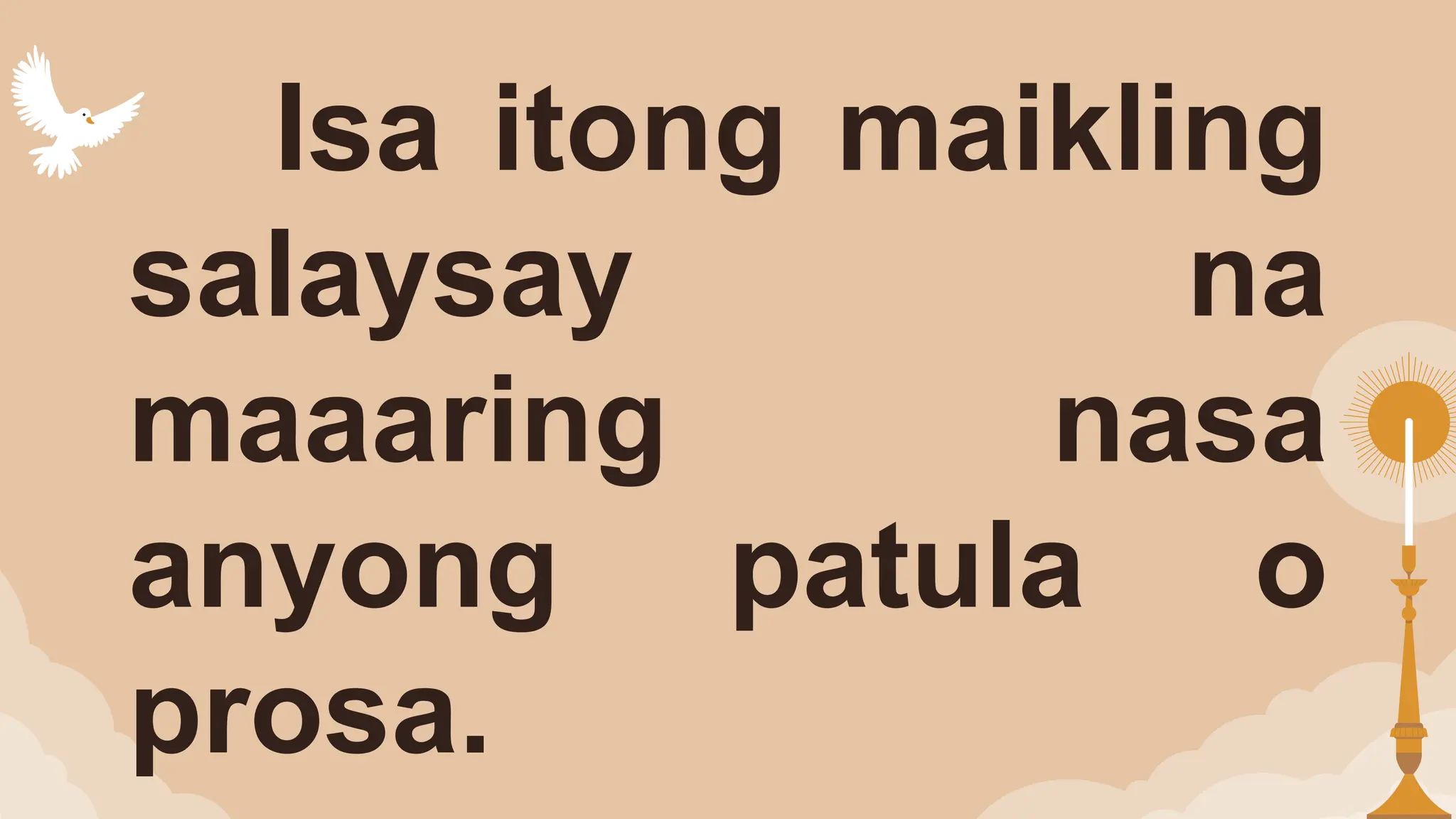 ITO AY KALIGIRAN AT ELEMENTO NG PARABULA | PPTX