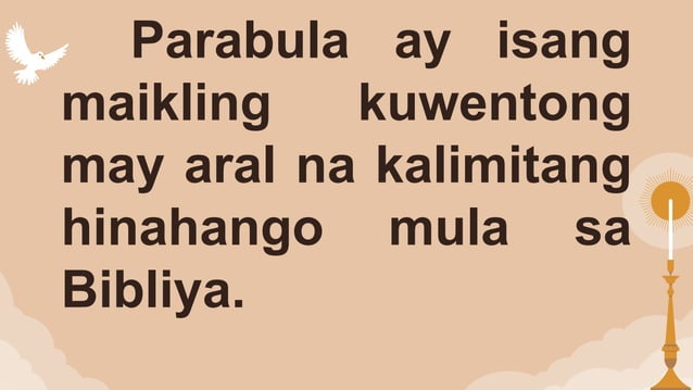 ITO AY KALIGIRAN AT ELEMENTO NG PARABULA | PPTX