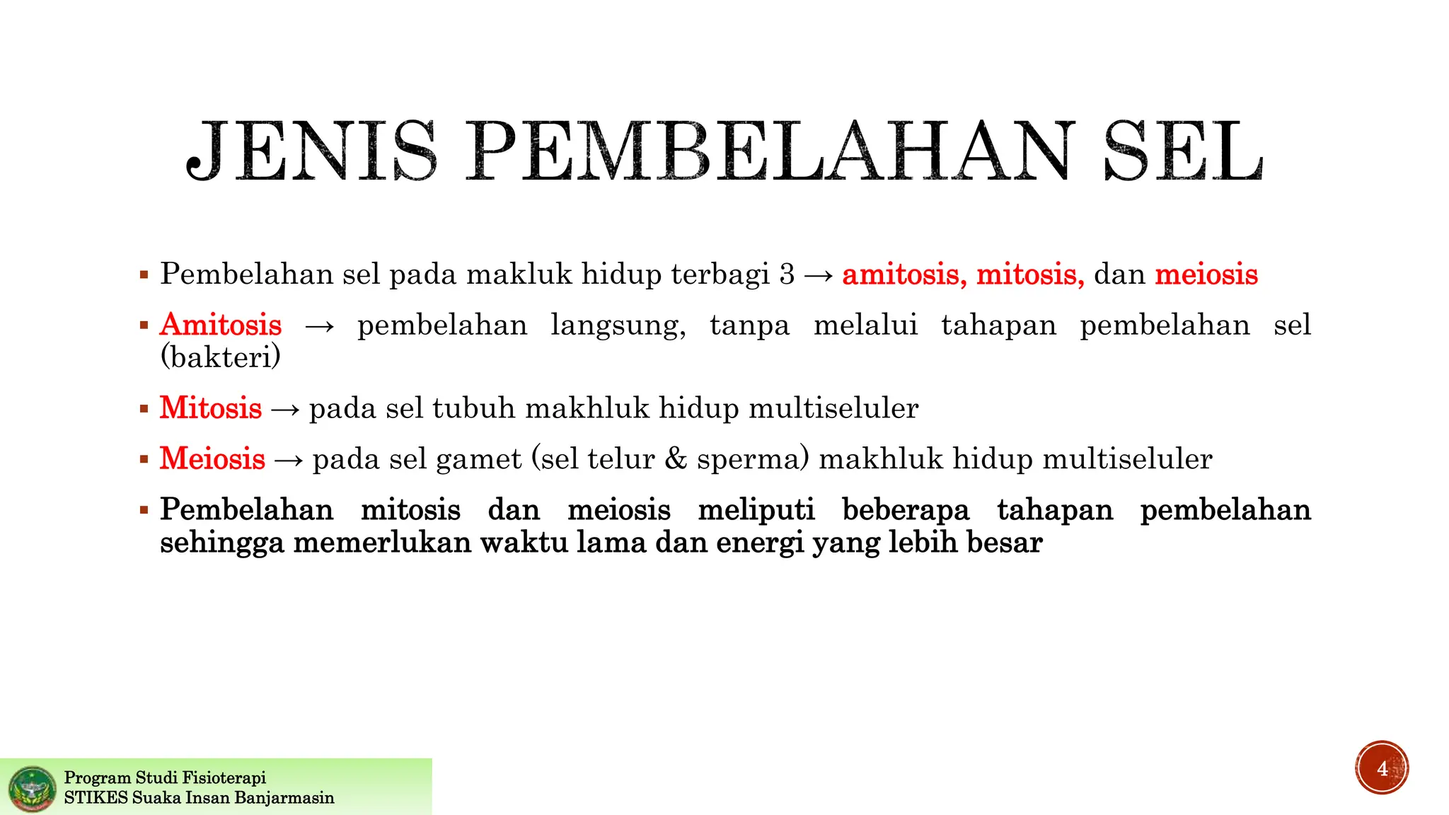 MATERI BIOLOGI MOLEKULER - PEMBELAHAN SEL.pptx