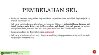 MATERI BIOLOGI MOLEKULER - PEMBELAHAN SEL.pptx