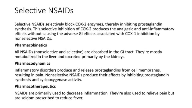 7. PAIN MANAGEMENT DRUGS, nsaids,side effects | PPTX