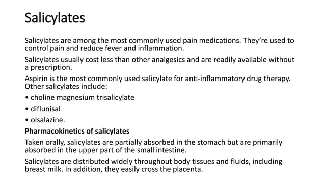 7. PAIN MANAGEMENT DRUGS, nsaids,side effects | PPTX