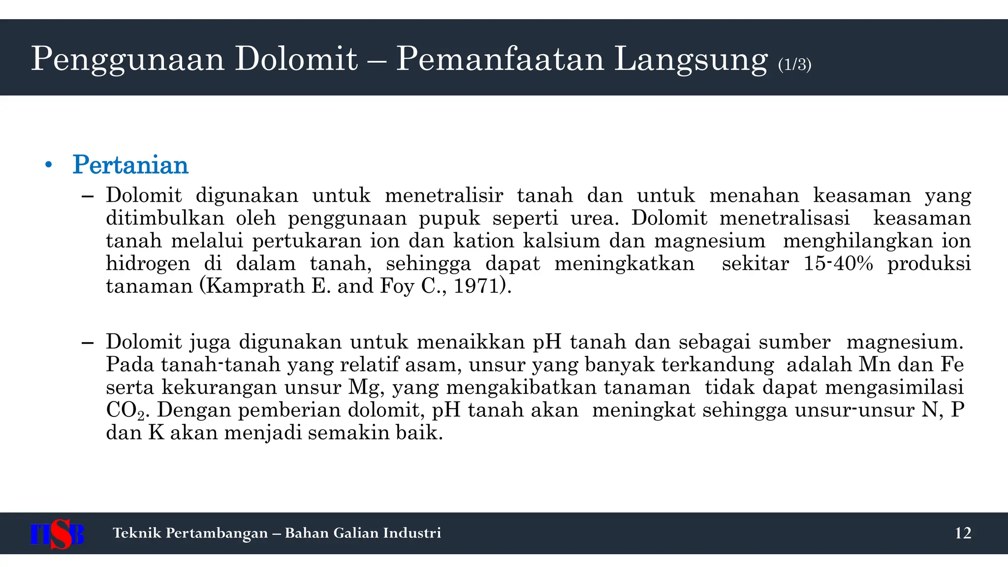 ITSB_Bahan Galian Batukapur dan Asosiasinya | PDF