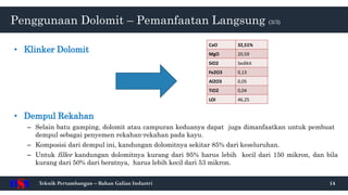 ITSB_Bahan Galian Batukapur dan Asosiasinya | PDF