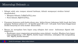 ITSB_Bahan Galian Batukapur dan Asosiasinya | PPT