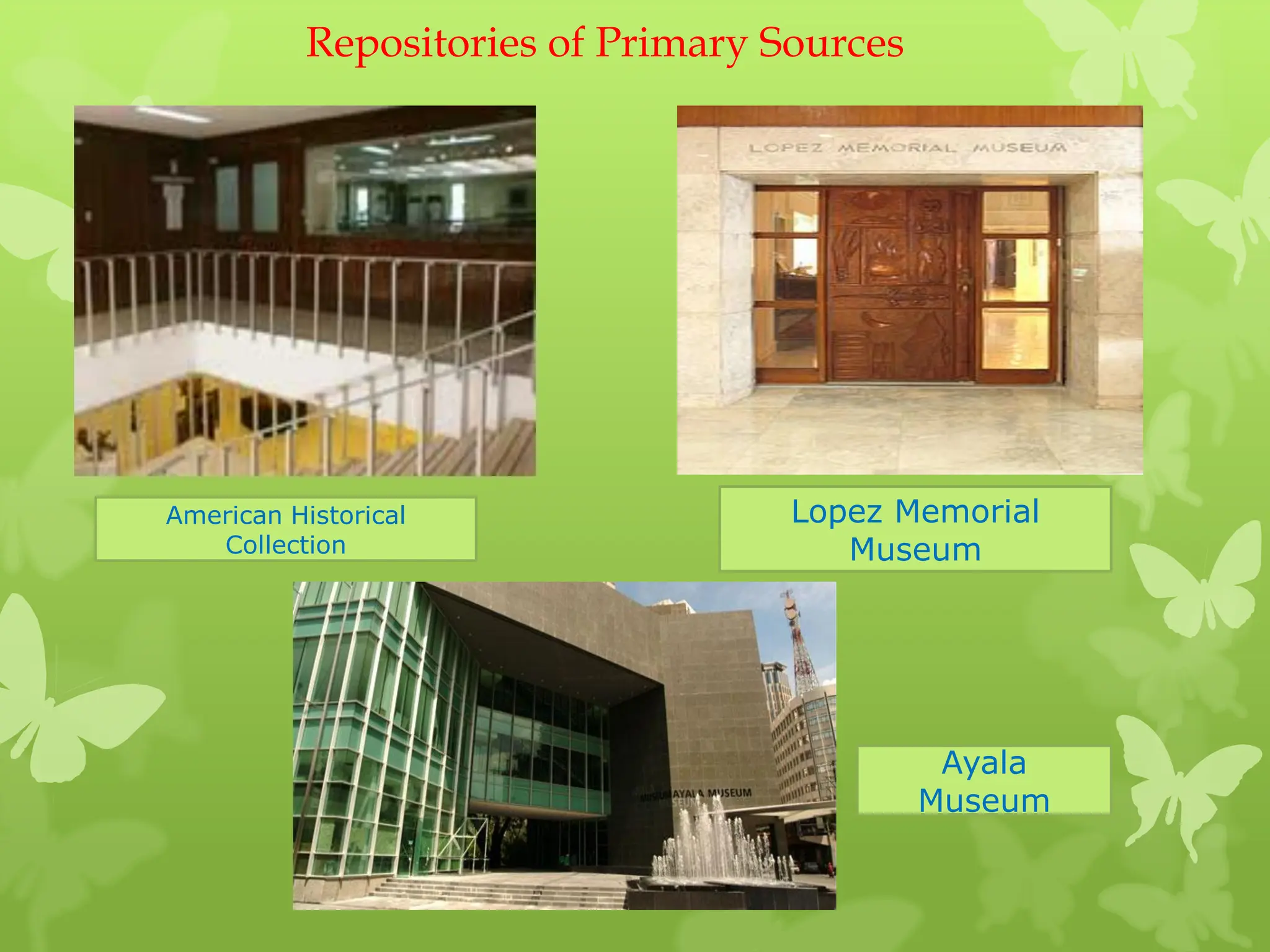 The 7 repositories primary source of rph | PDF