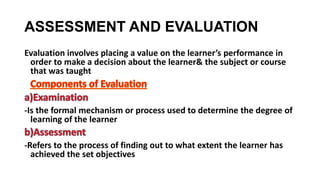 7. ASSESMENT AND EVALUATION.pptx