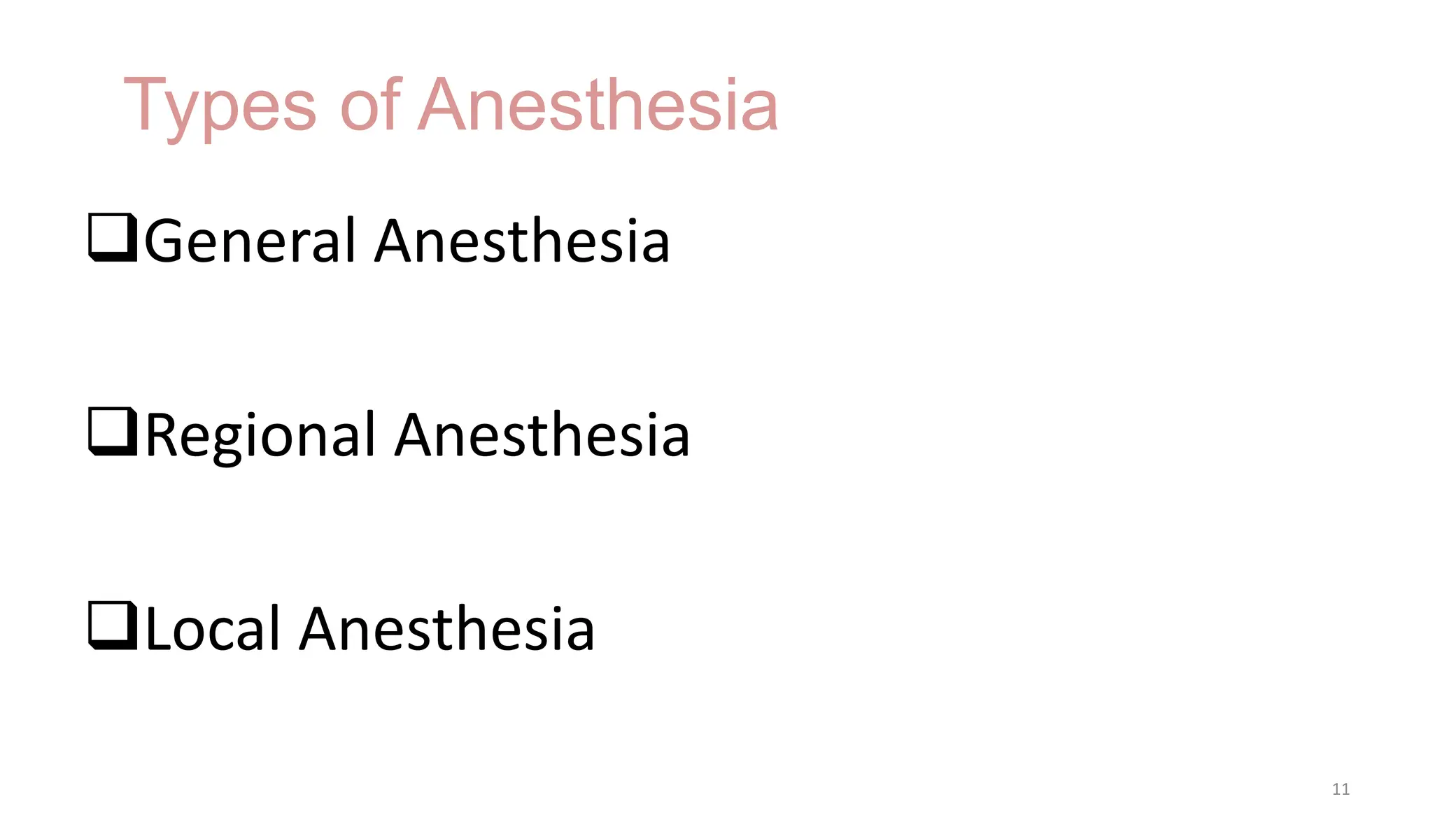 Principles of Anesthesia for Nursing Students | PPTX