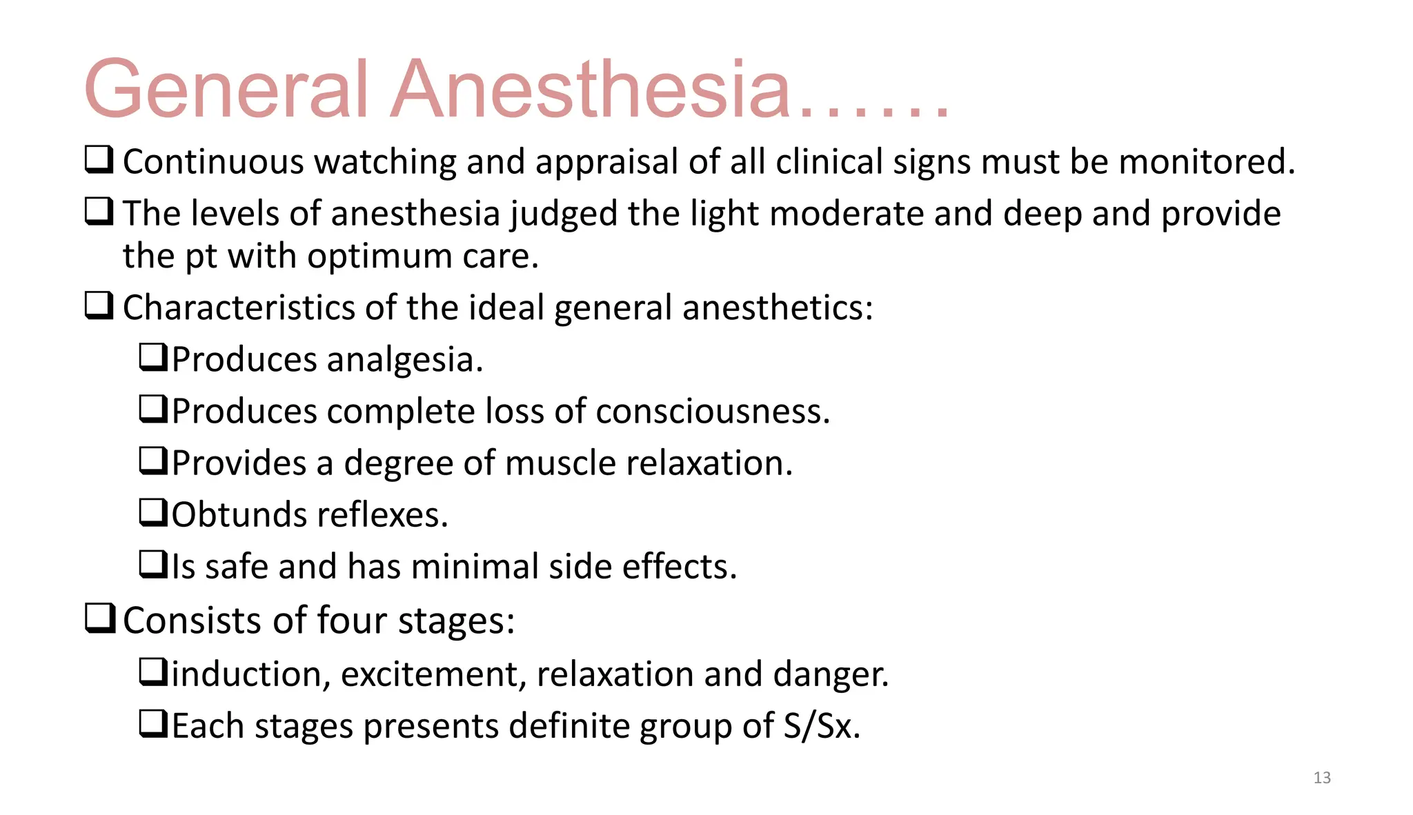 Principles of Anesthesia for Nursing Students | PPTX