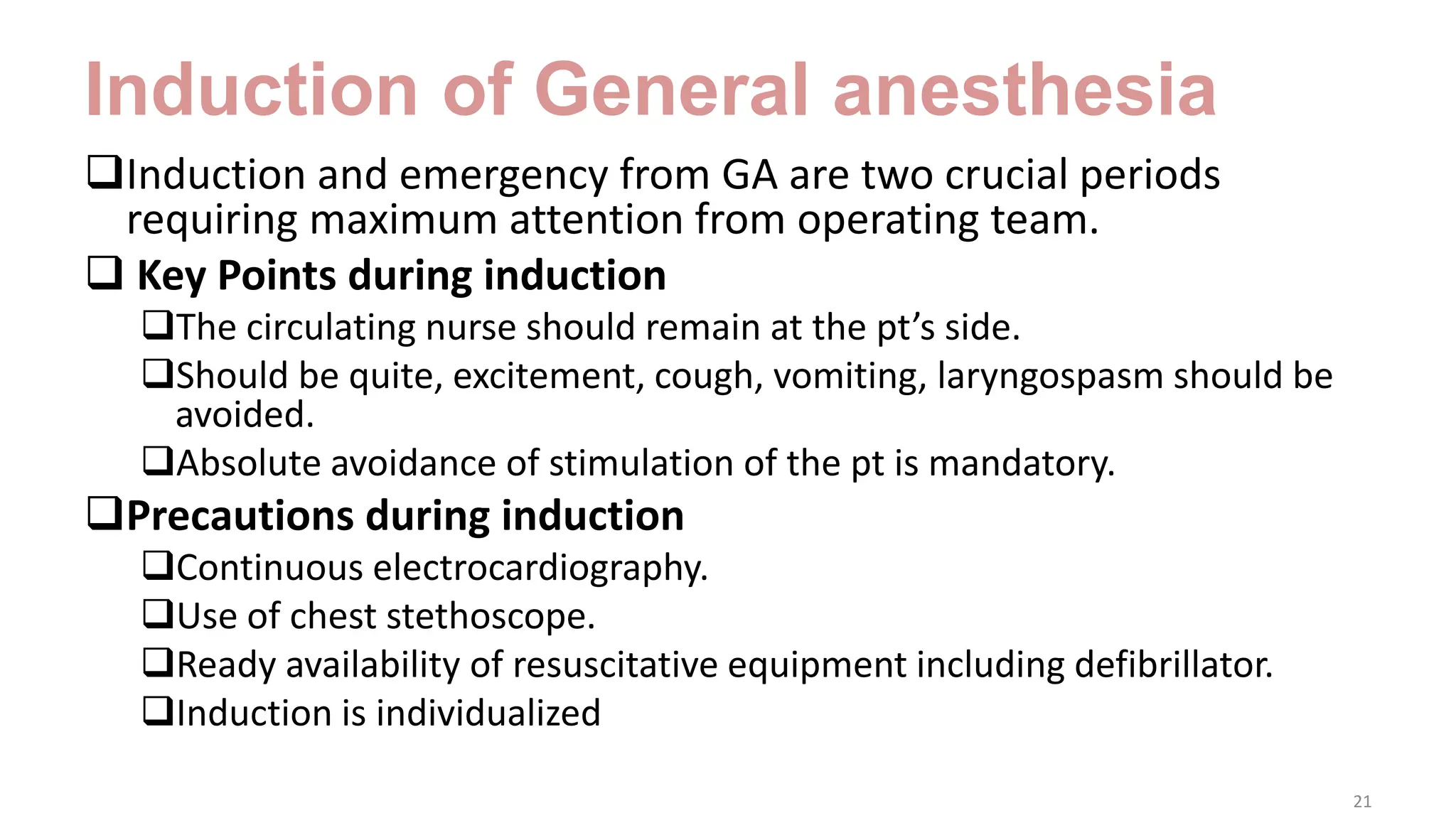 Principles of Anesthesia for Nursing Students | PPTX