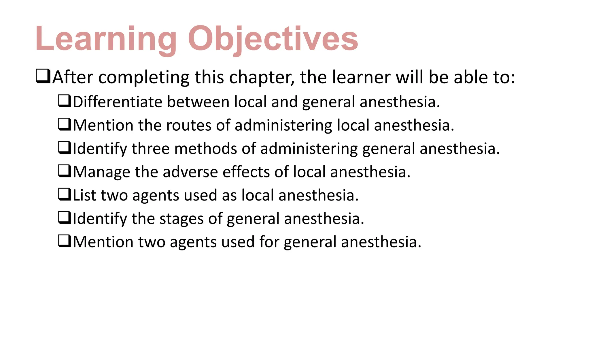 Principles of Anesthesia for Nursing Students | PPTX