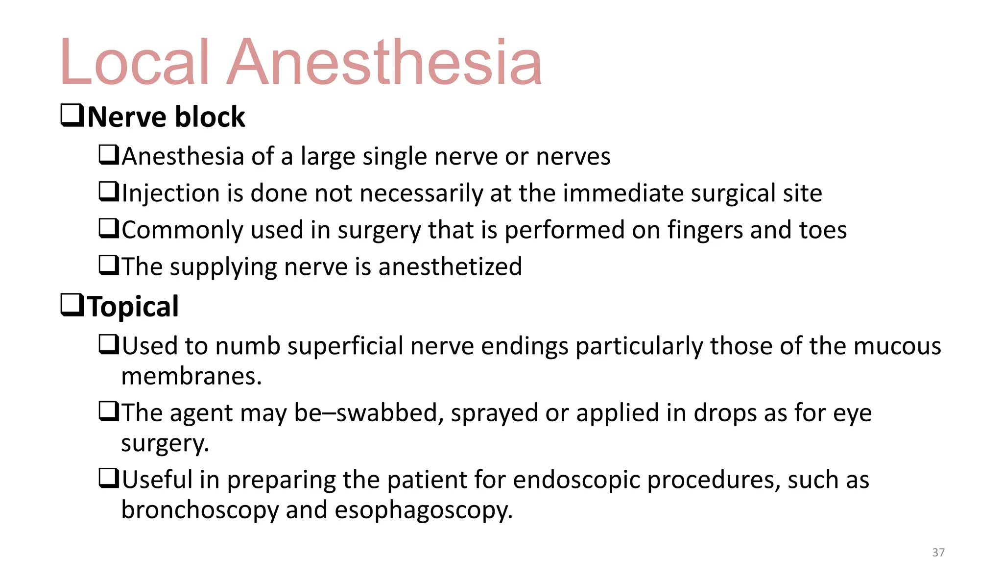 Principles of Anesthesia for Nursing Students | PPTX