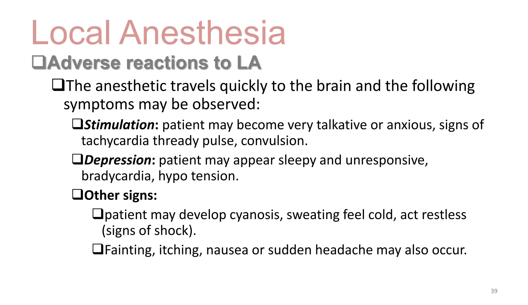 Principles of Anesthesia for Nursing Students | PPTX