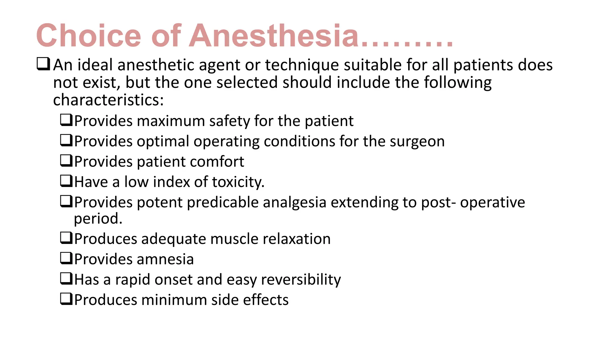 Principles of Anesthesia for Nursing Students | PPTX