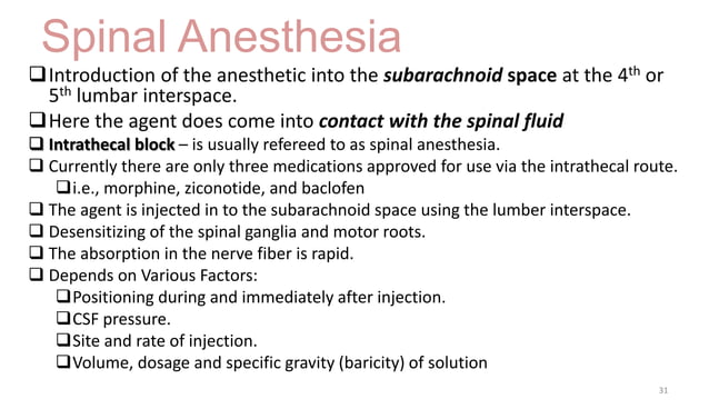 Principles of Anesthesia for Nursing Students | PPTX