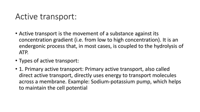 Transport across cell membrane, CELL MEMBRANE | PPT