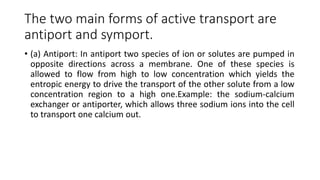 Transport across cell membrane, CELL MEMBRANE | PPT