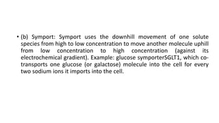 Transport across cell membrane, CELL MEMBRANE | PPT